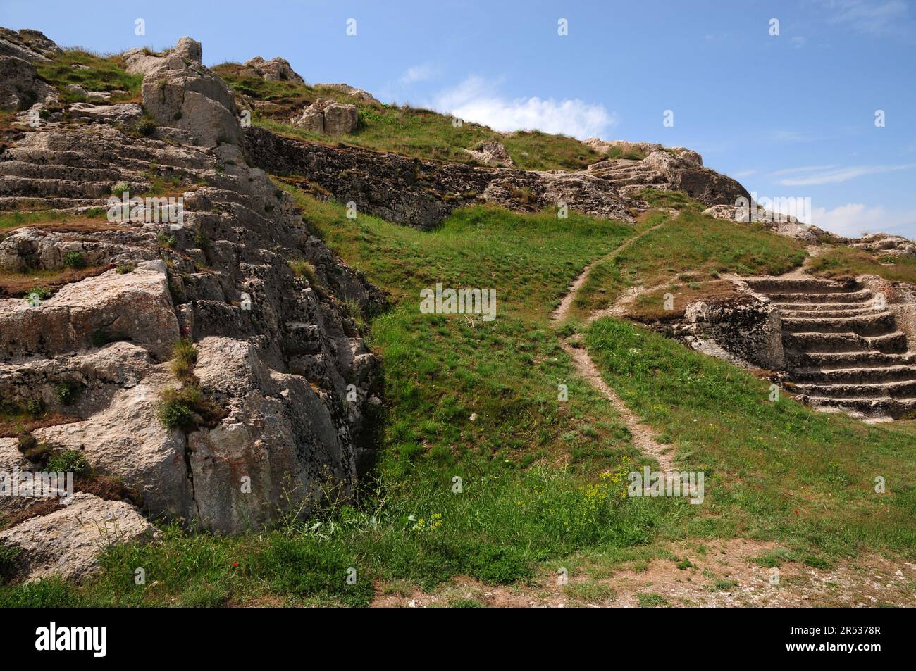 Van Castle, located in the city of Van, Turkey, was built during the ...