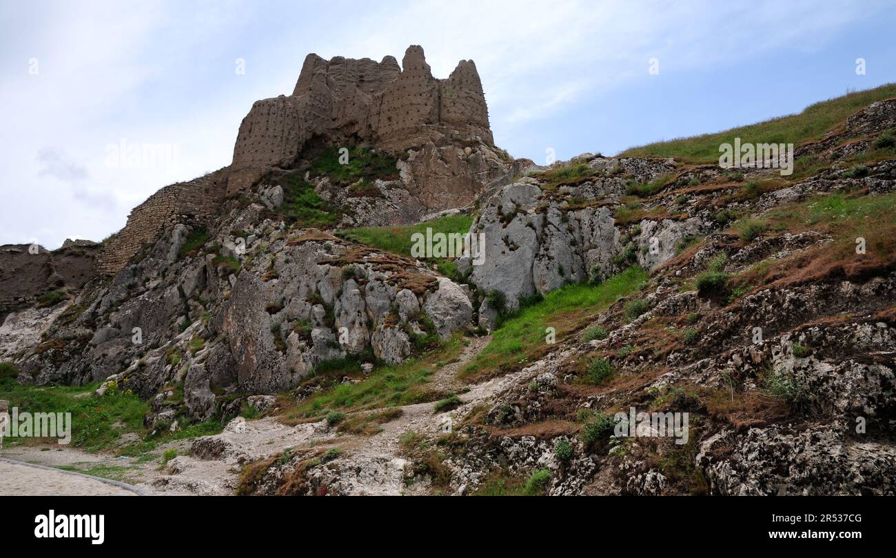 Van Castle, located in the city of Van, Turkey, was built during the ...