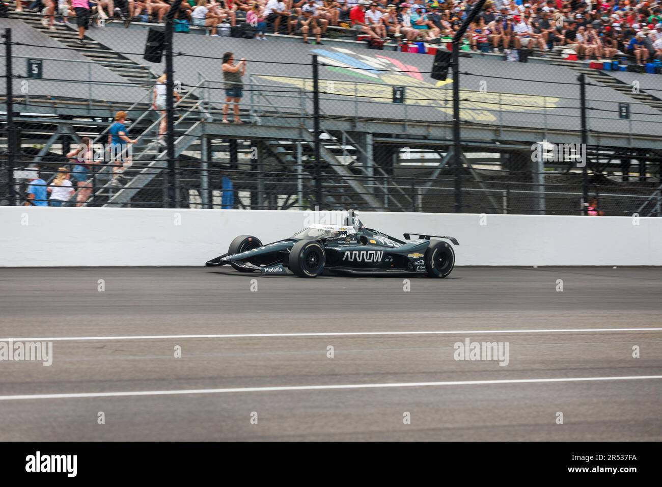 INDIANAPOLIS, INDIANA, UNITED STATES - 2023/05/28: Arrow McClaren ...