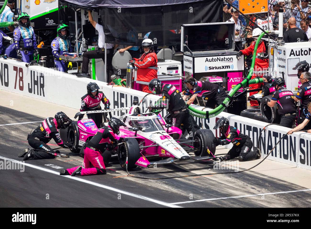 INDIANAPOLIS, INDIANA, UNITED STATES - 2023/05/28: Meyer Shank Racing ...