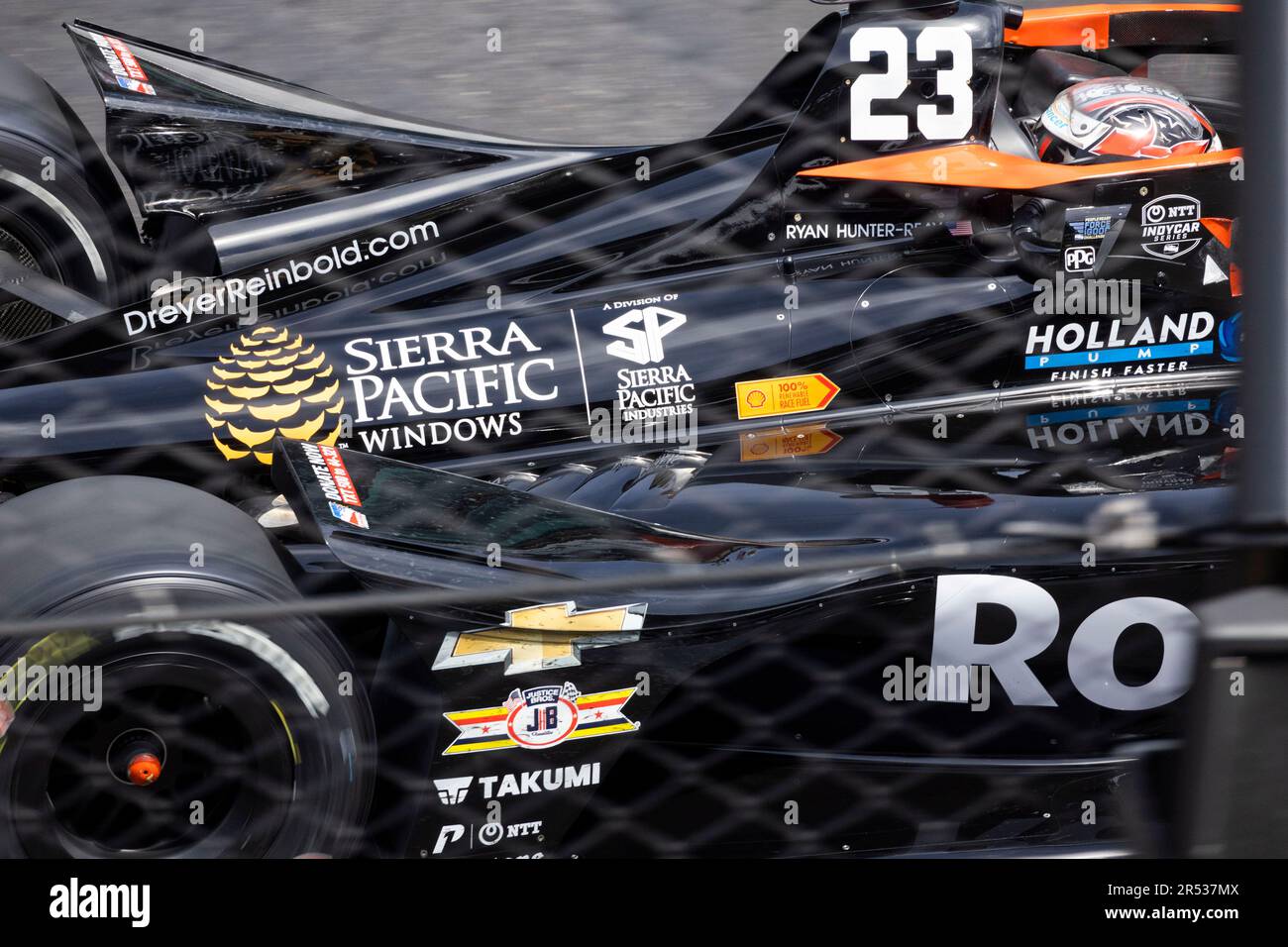 INDIANAPOLIS, INDIANA, UNITED STATES - 2023/05/28: driver Ryan Hunter ...