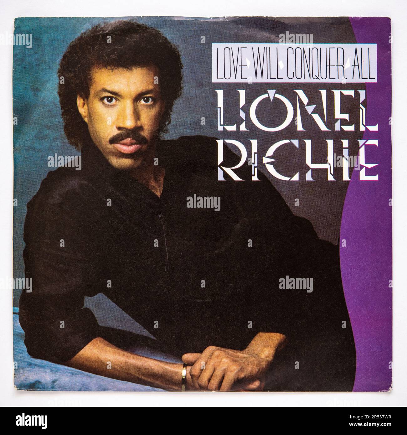 Picture cover of the seven inch single version of Love Will Conquer All ...