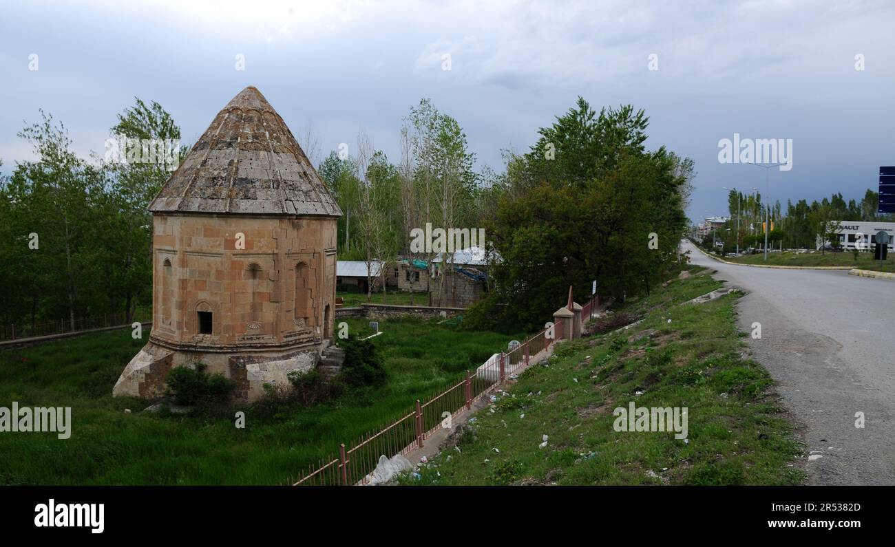 Located in Ercis, Turkey, the Kadem Pasha Hatun Cupola was built in ...