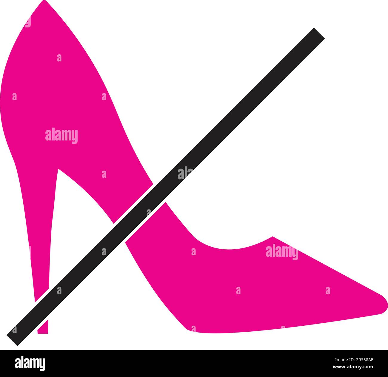 No Shoes Icon Stock Vector Image & Art - Alamy