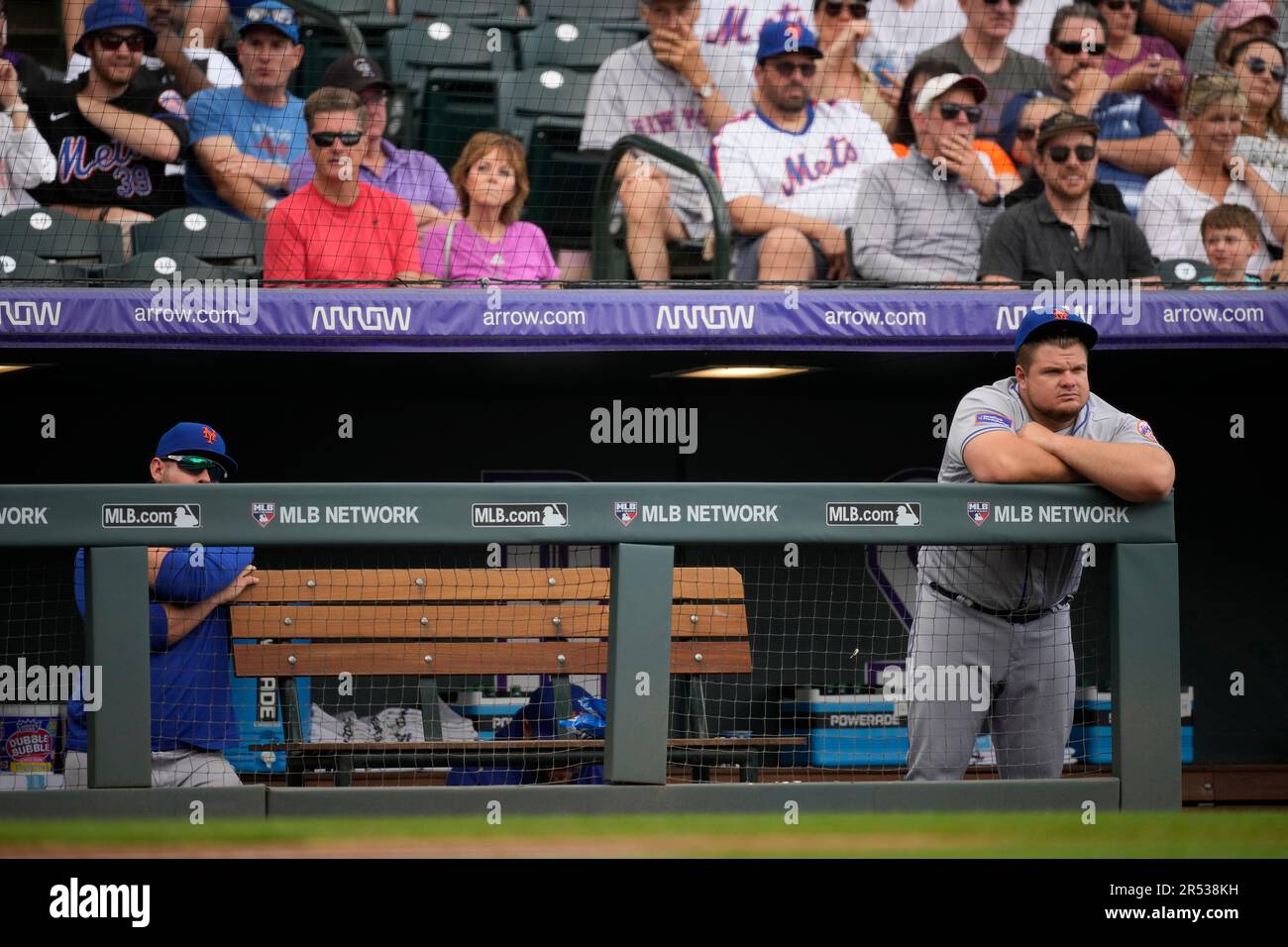 New York Mets designated hitter Daniel Vogelbach (32) in the third ...