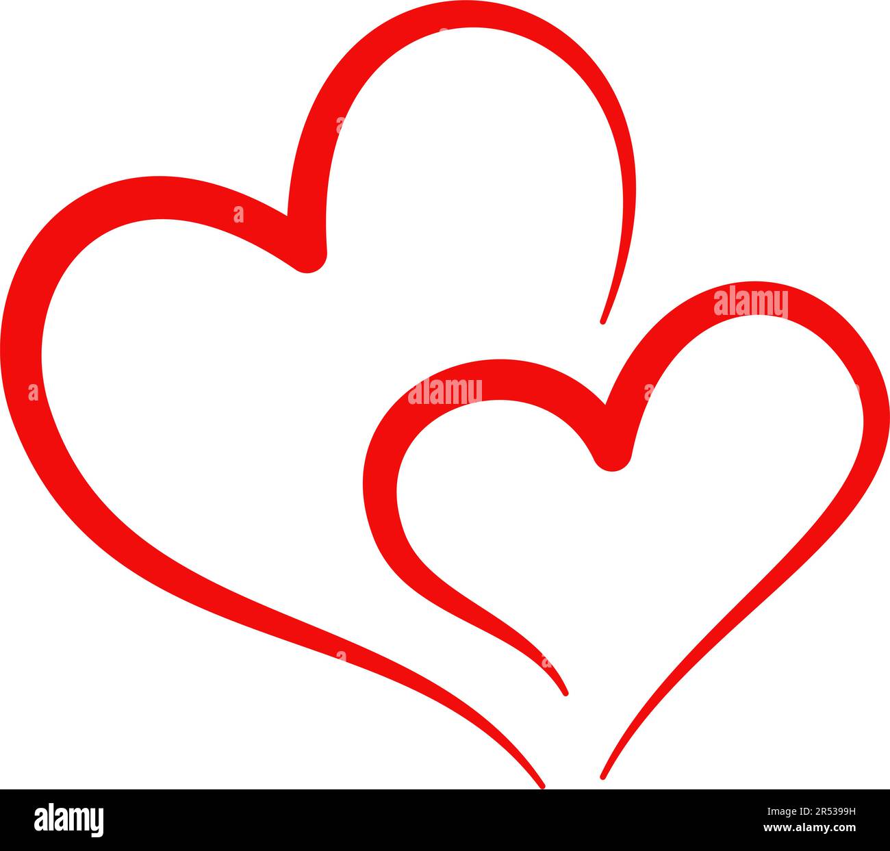 Hearts sign. Vector illustration Stock Vector Image & Art - Alamy