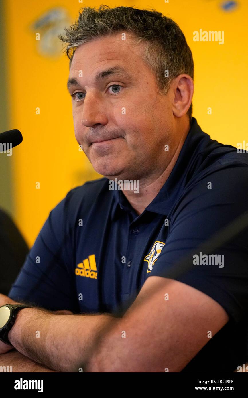 Nashville Predators new head coach Andrew Brunette responds to ...