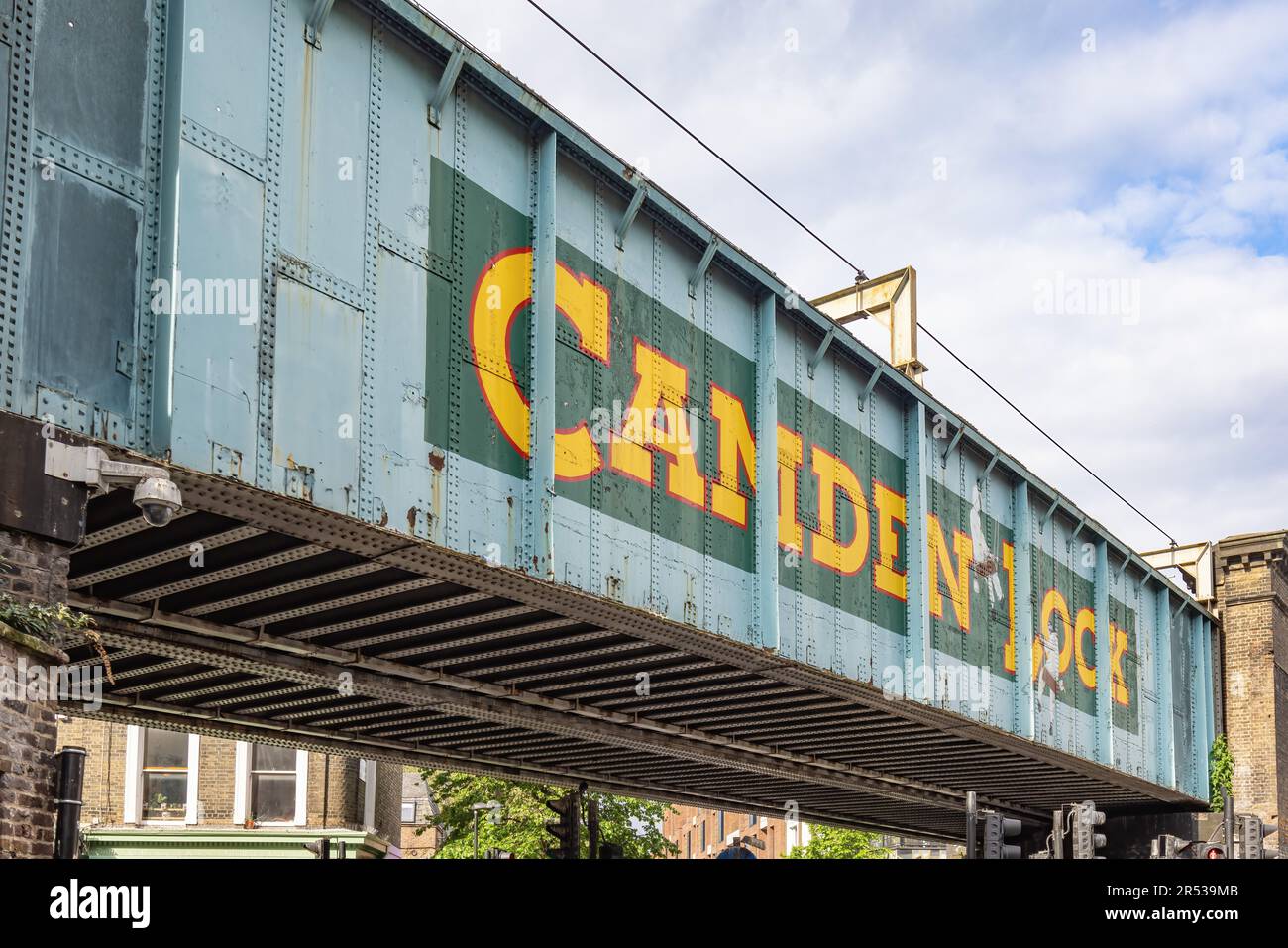 Camden lock bridge in Camden Town, famous neighbornhow of alternative ...