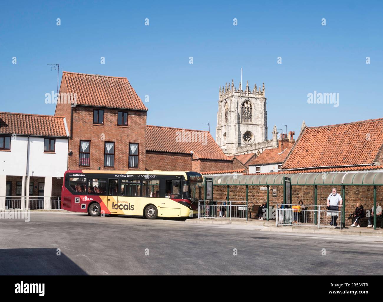 Beverley bus station, East Yorkshire, England, UK Stock Photo - Alamy
