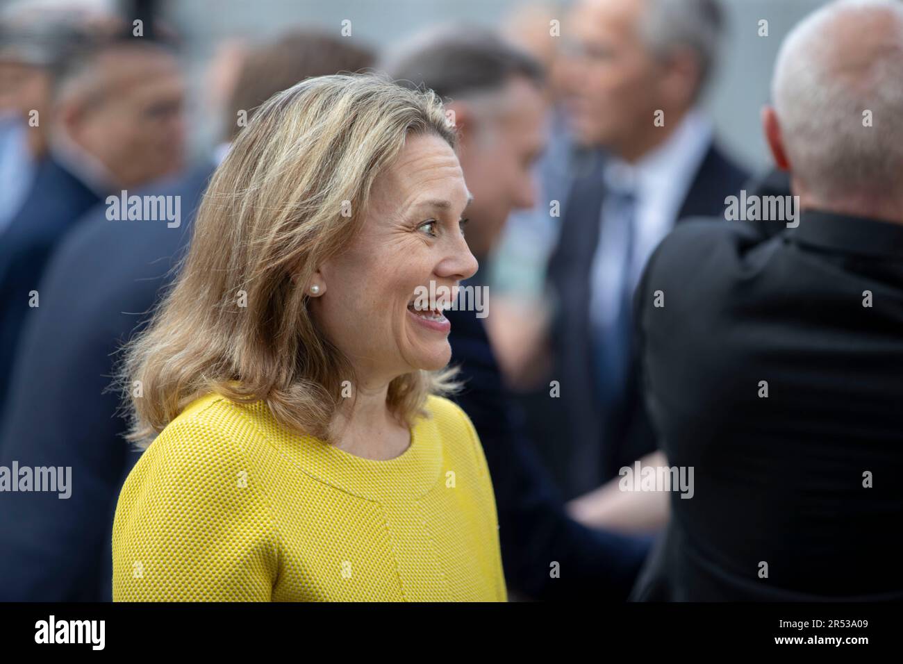 Oslo 20230531.NATO ambassador Julianne Smith from the US during the ...