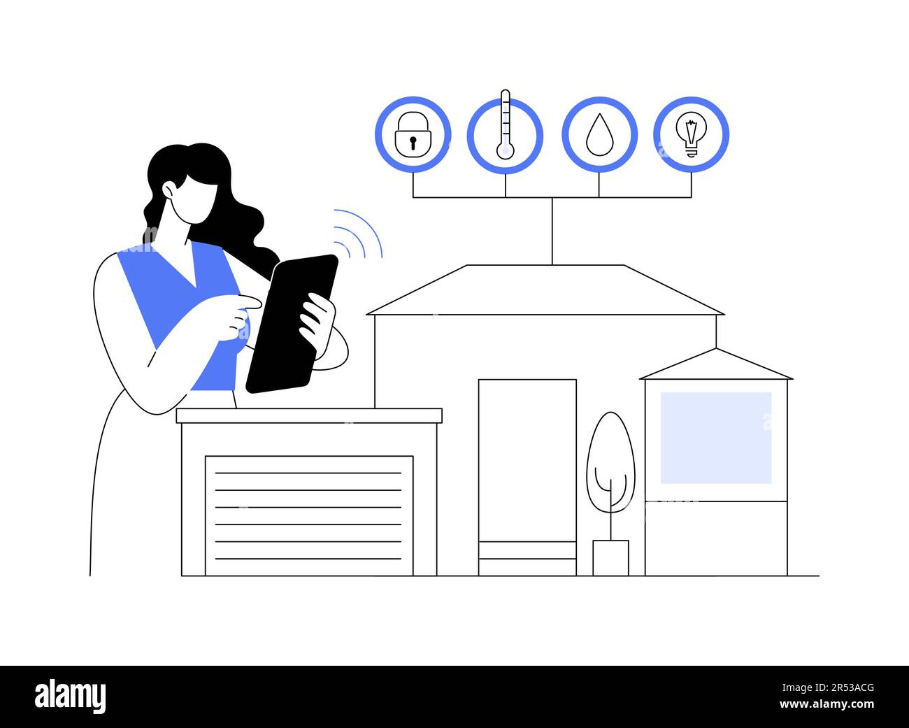 Smart home 2.0 abstract concept vector illustration Stock Vector Image ...