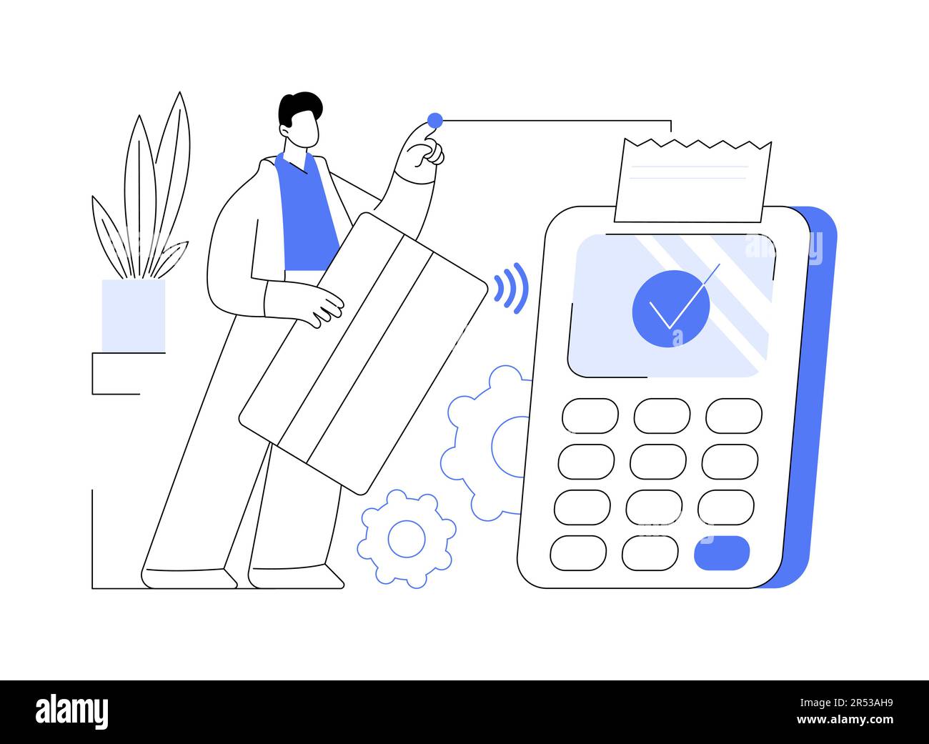 Contactless payment abstract concept vector illustration Stock Vector Image & Art - Alamy