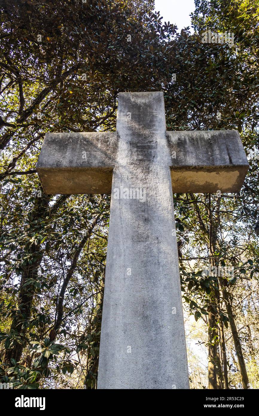 Christian cross cross standing hi-res stock photography and images - Alamy