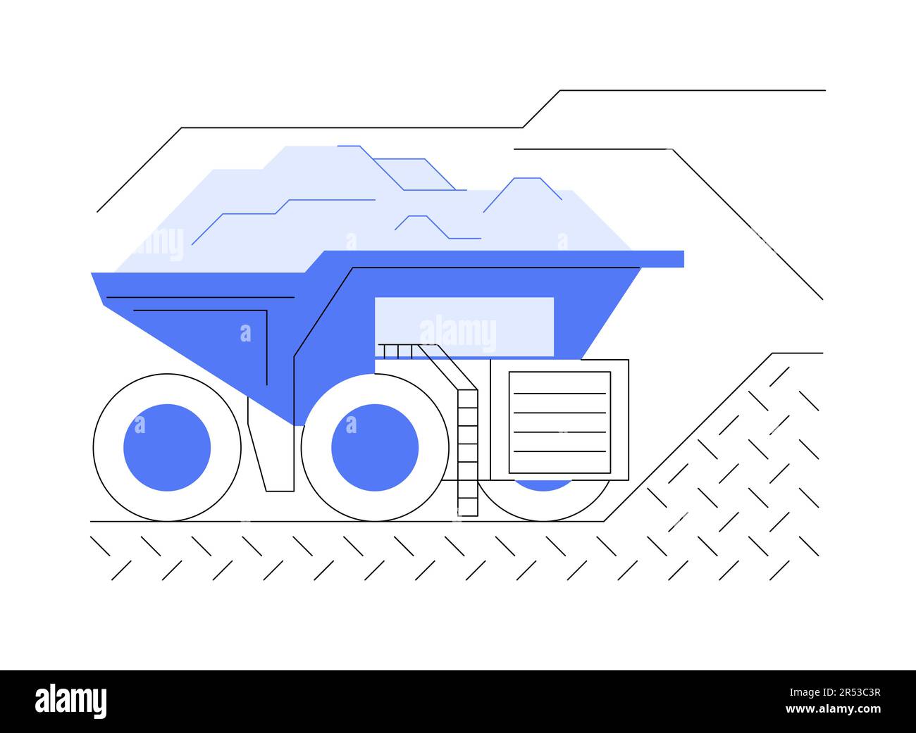 Transporting raw materials abstract concept vector illustration Stock ...