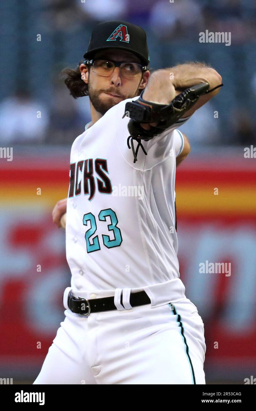 PHOENIX, AZ - MAY 30: Arizona Diamondbacks starting pitcher Zac Gallen ...