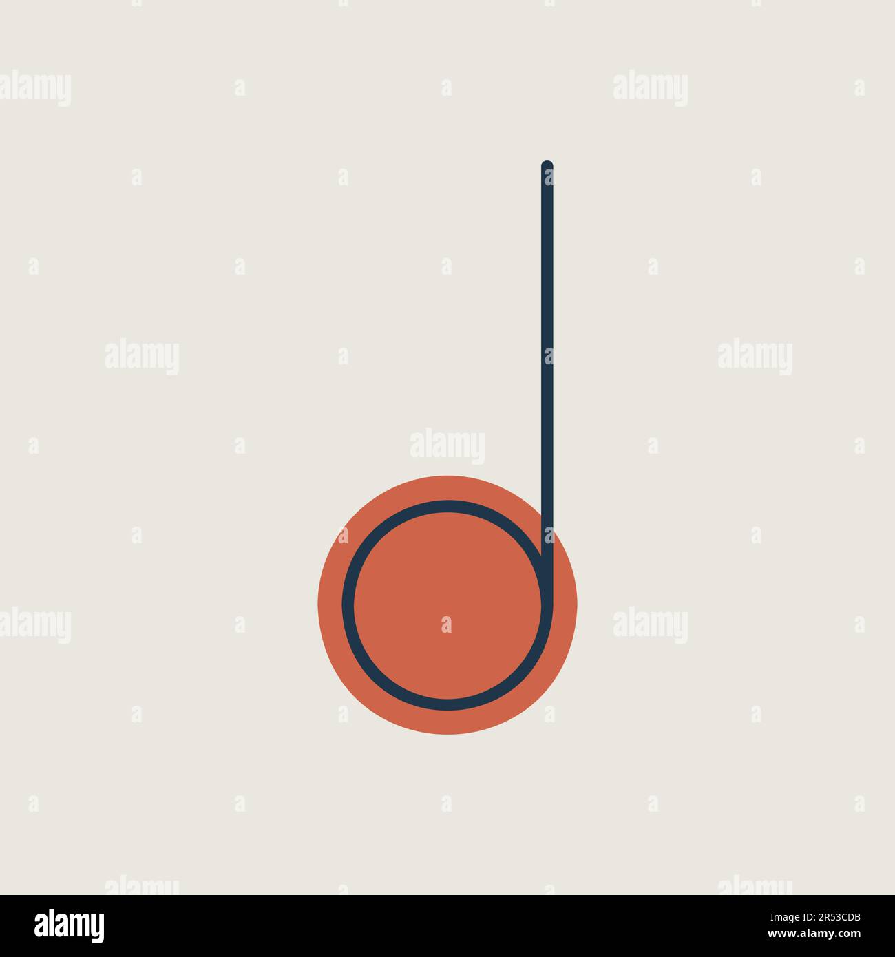 Music note vector icon. Graph symbol for music and sound web site and ...
