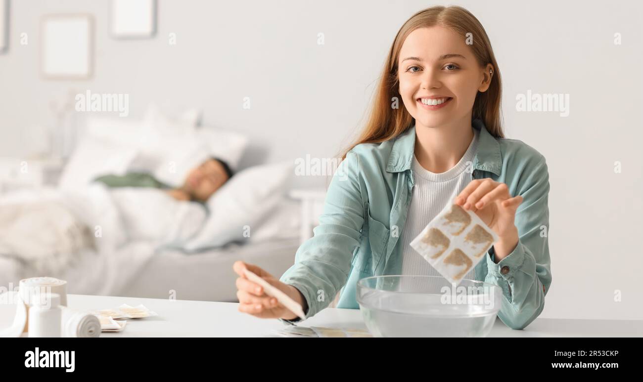 Apply heat patch hi-res stock photography and images - Alamy