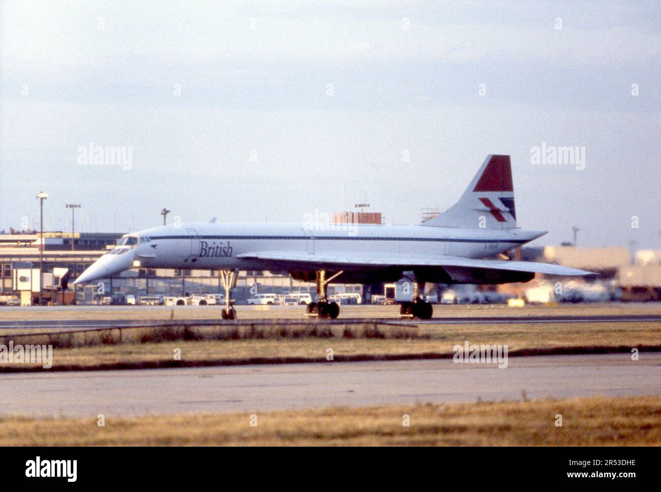G-BOAD British Airways Concorde 210 in 'British' livery on a 28L ...