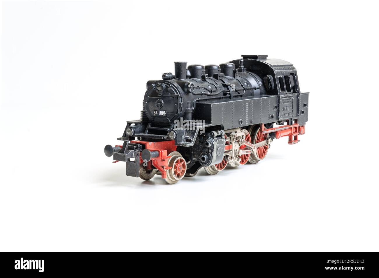 old locomotive, replica, miniature model Stock Photo - Alamy