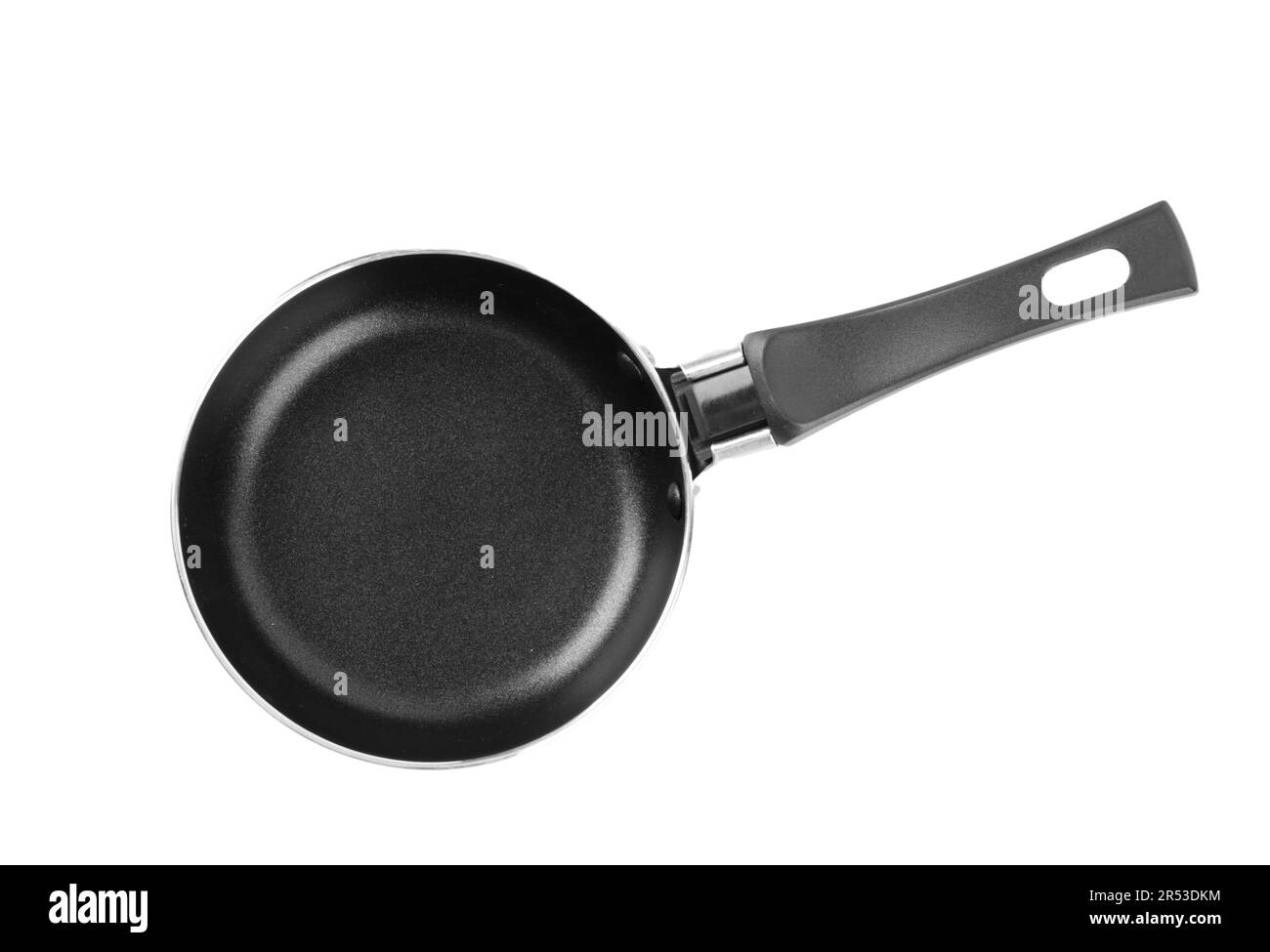 Silver frying pan on Black and White Stock Photos & Images - Alamy