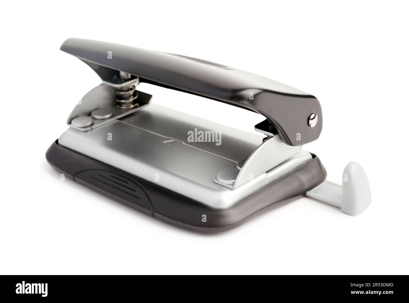 Hole punch on white background Stock Photo - Alamy