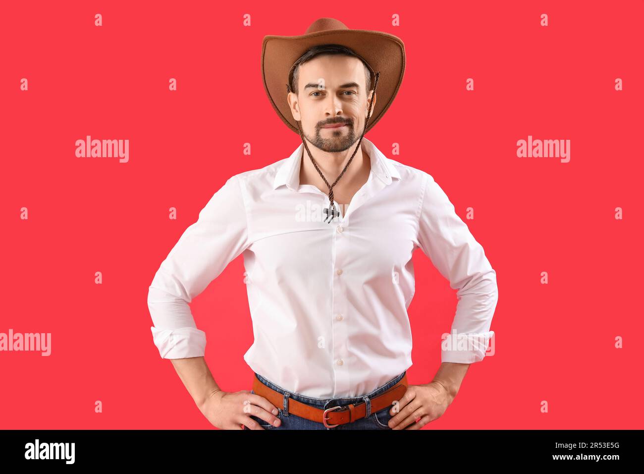 Authentic cowboy style hi-res stock photography and images - Alamy