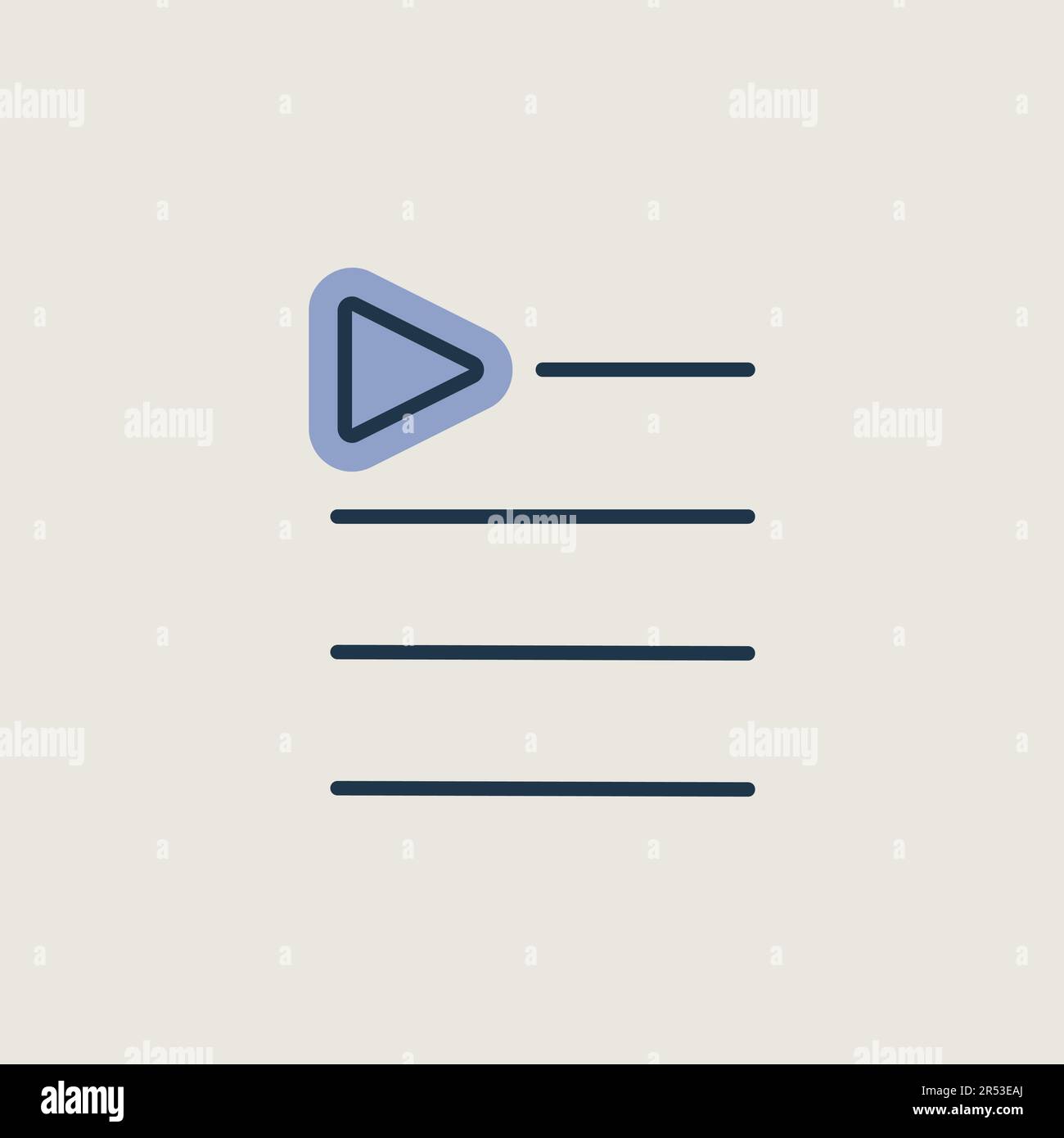 Music playlist vector flat isolated icon. Musical note icon, music icon ...