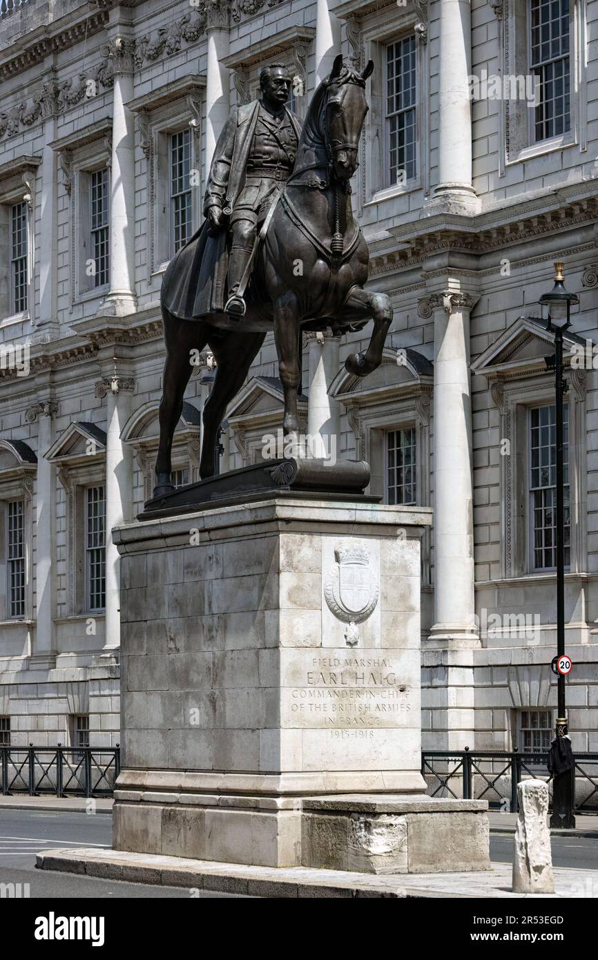 LONDON, UK - MAY 28, 2023: The Earl Haig Memorial (by Alfred Frank ...