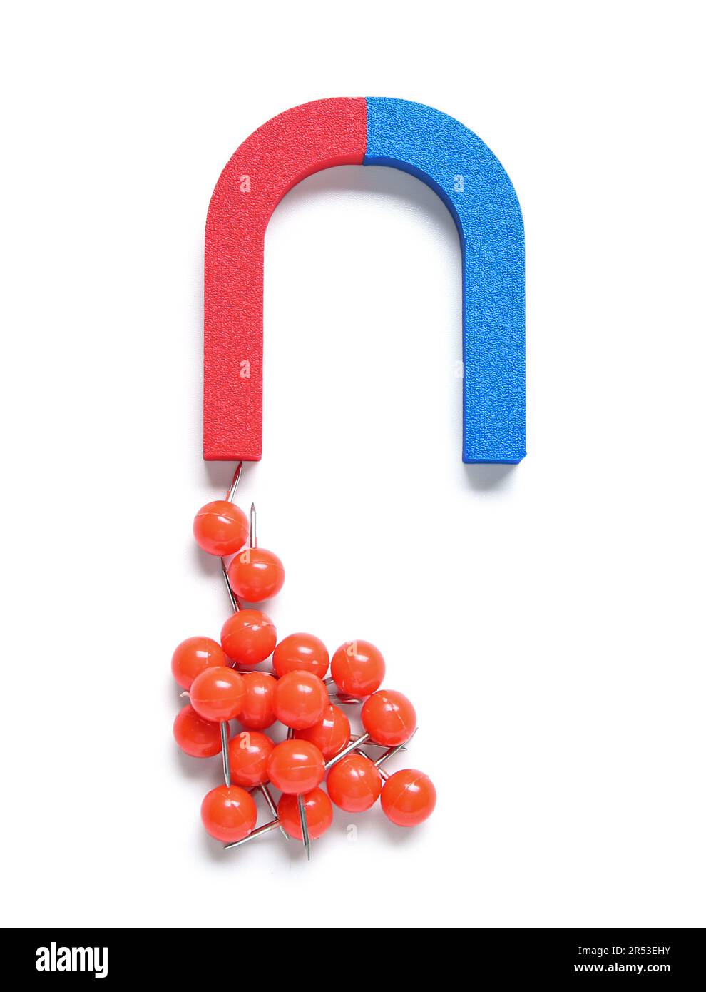 Magnet attracting metal Cut Out Stock Images & Pictures - Alamy