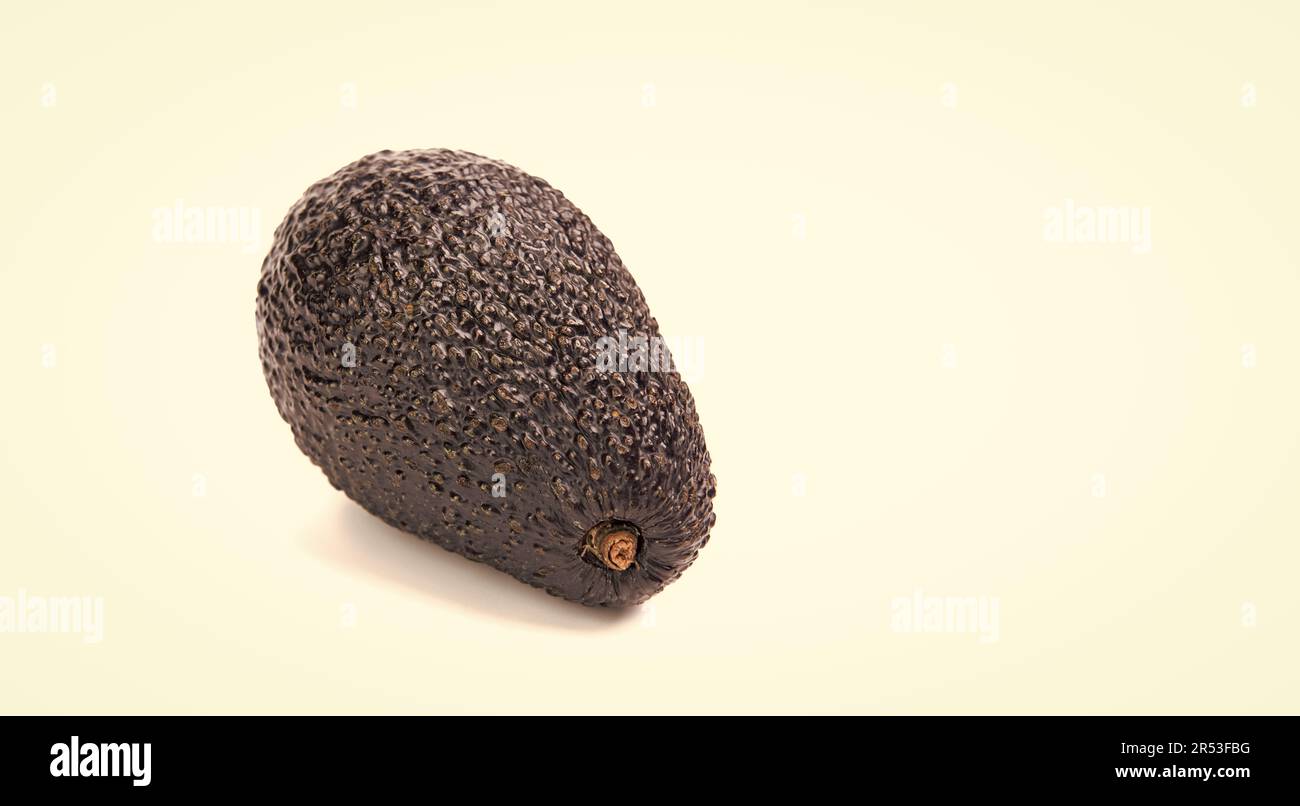 avocado pear fresh ripe vegetable isolated on white. copy space Stock ...