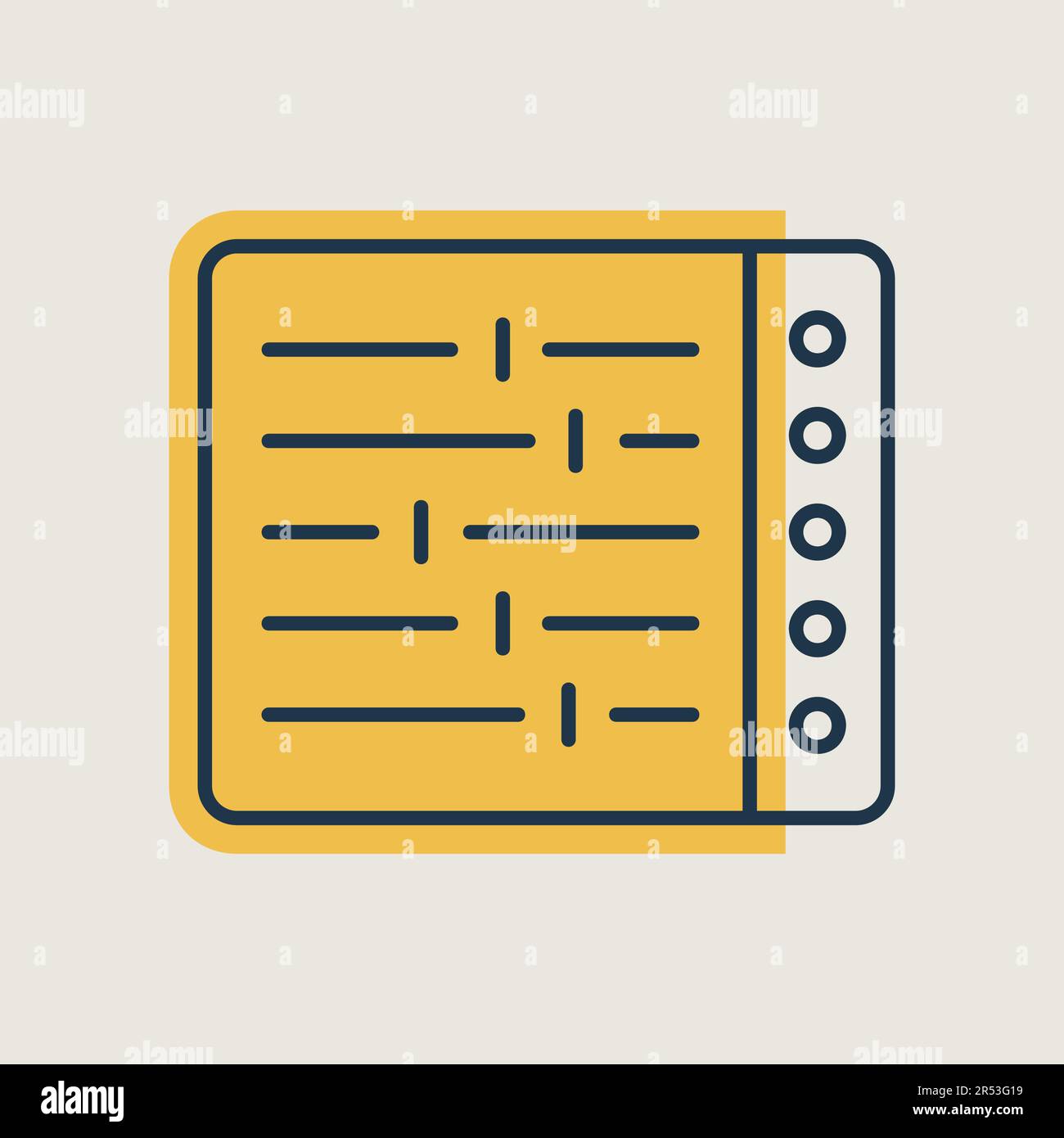 Mixing console vector icon. Graph symbol for music and sound web site ...