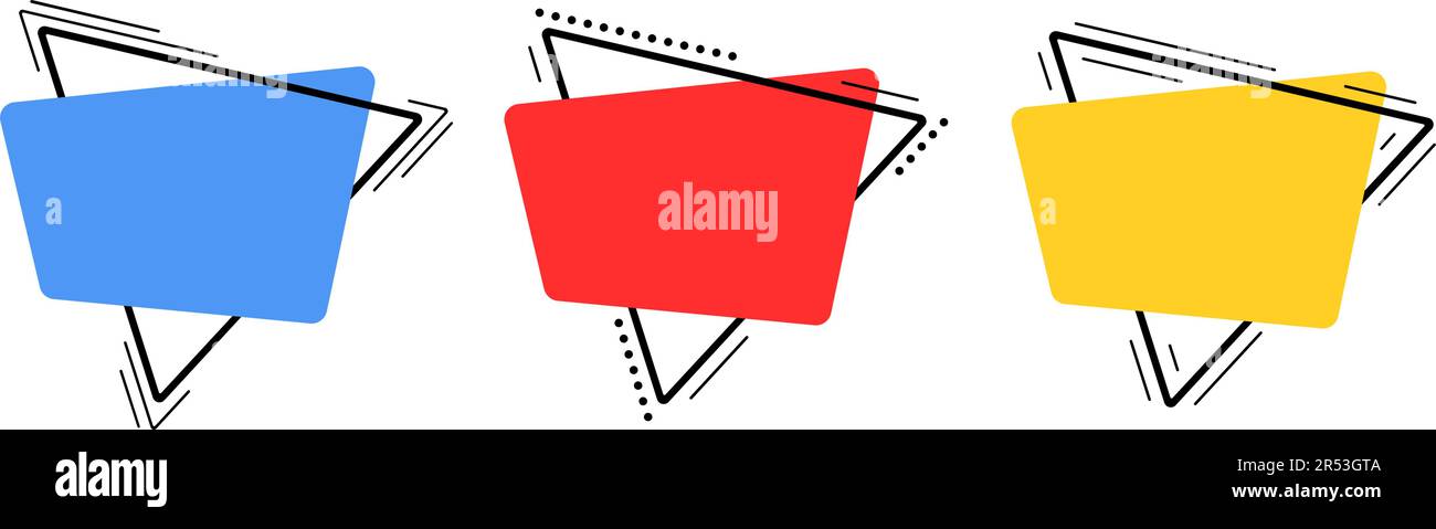 Set of blank Sale labels. Vector illustration Stock Vector Image & Art ...