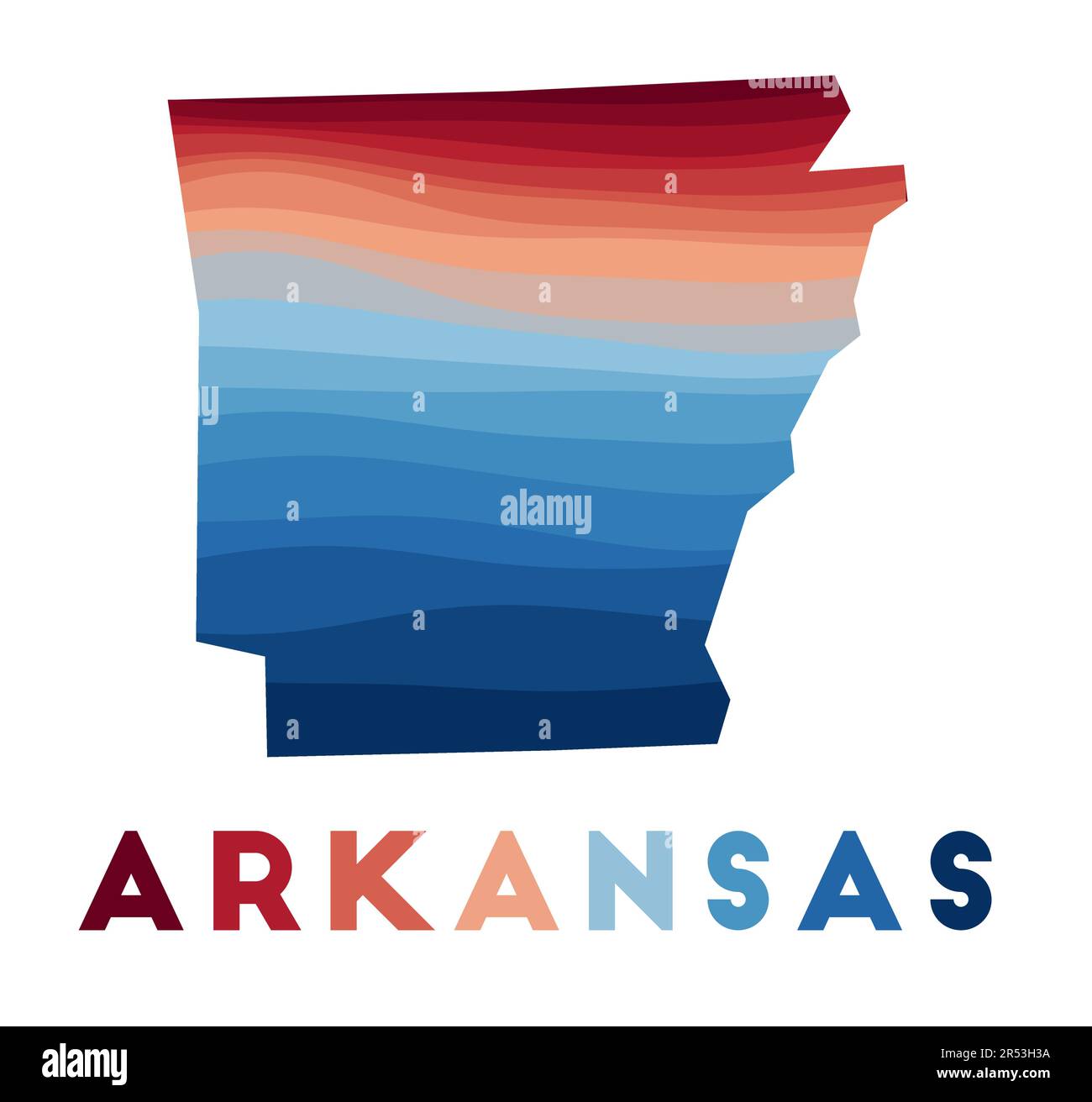Arkansas infographic Cut Out Stock Images & Pictures - Alamy