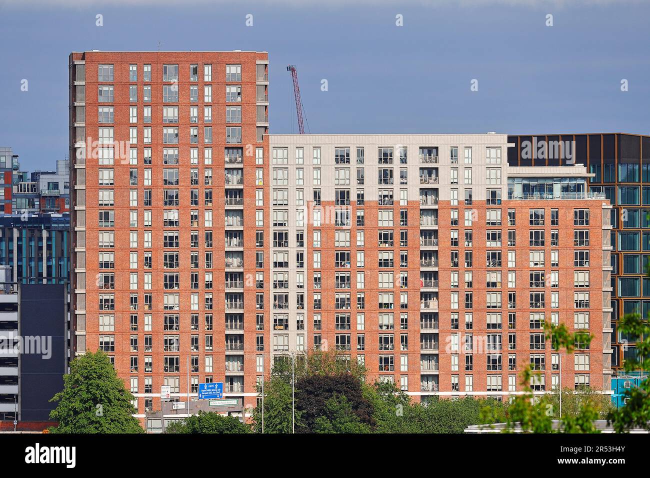 The Headline apartments in Leeds City Centre,West Yorkshire,UK Stock ...