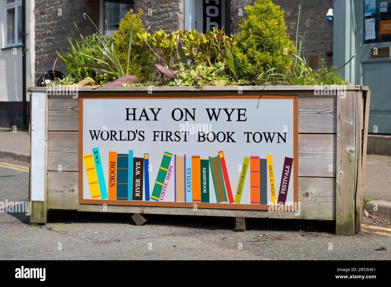Worlds first book town hi-res stock photography and images - Alamy