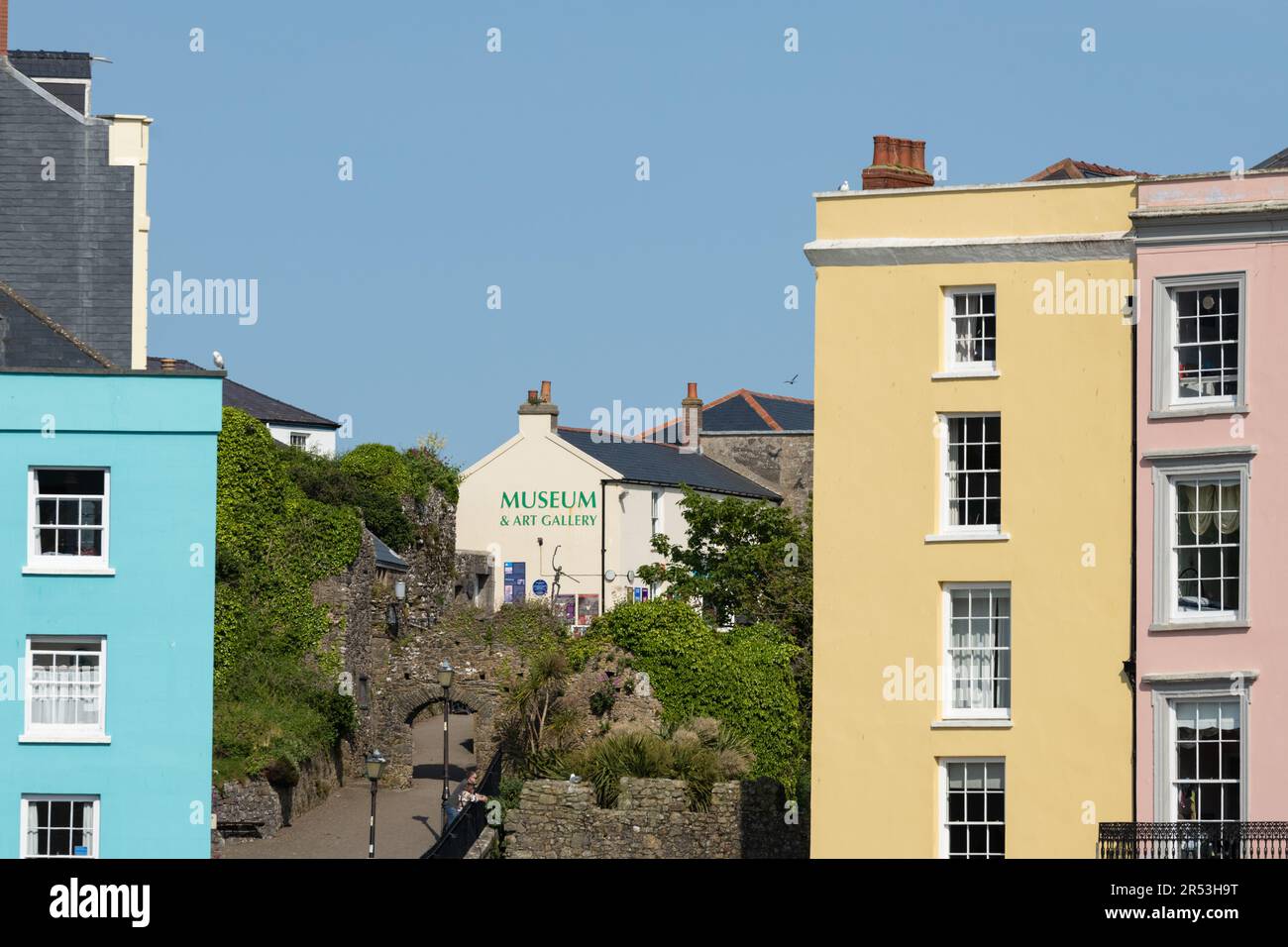 Tenby Museum and Art Gallery, Tenby, Pembrokeshire, South Wales Stock ...
