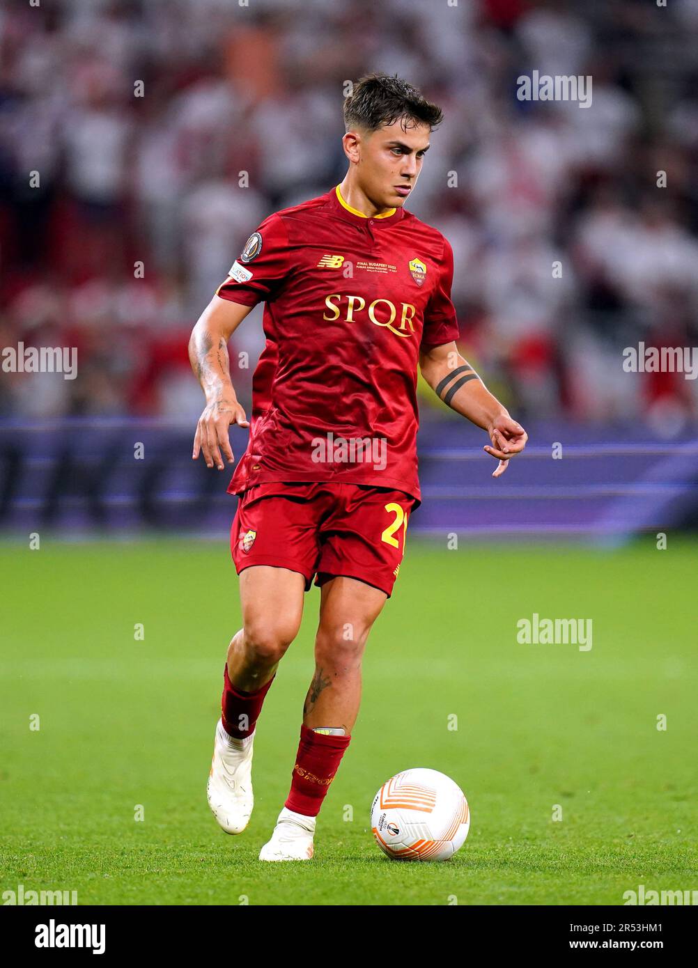 Roma's Paulo Dybala during the UEFA Europa League Final at the Puskas ...
