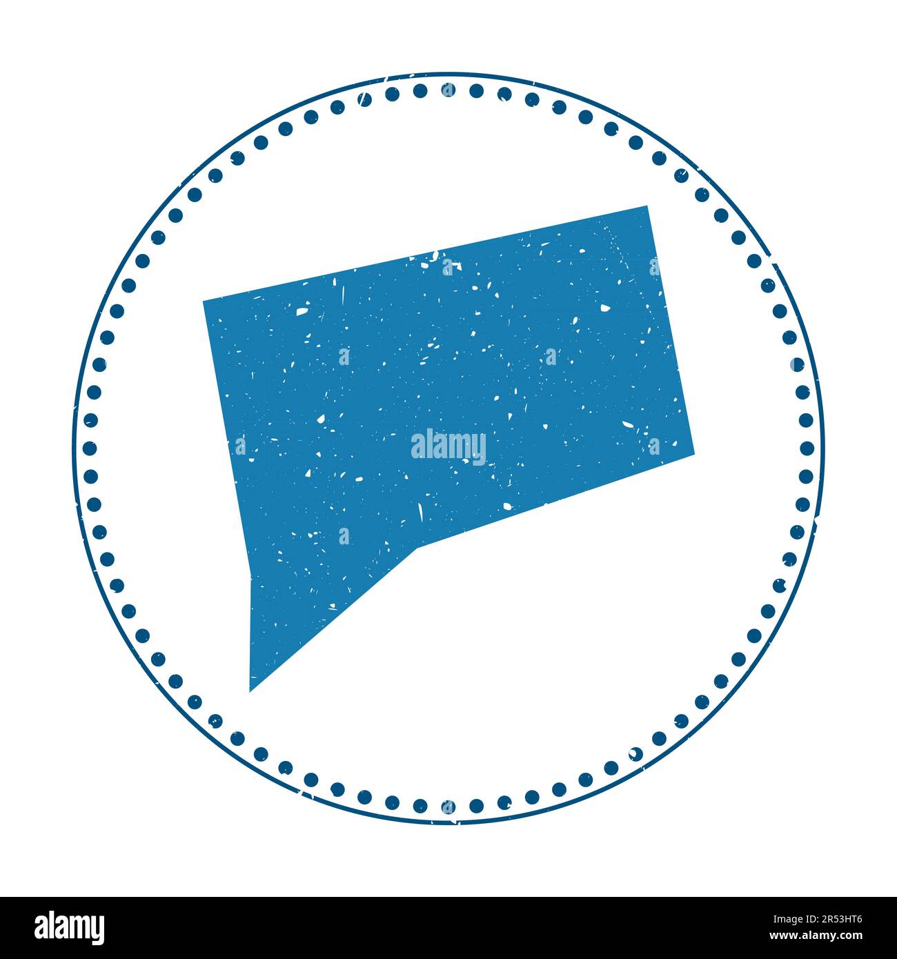 Connecticut sticker. Travel rubber stamp with map of US state, vector ...