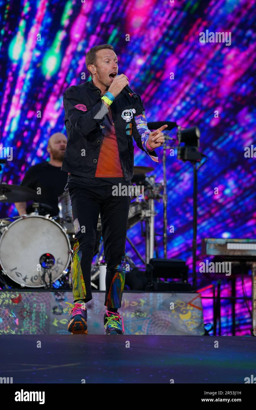 Coldplay music of the spheres world tour hi-res stock photography and ...