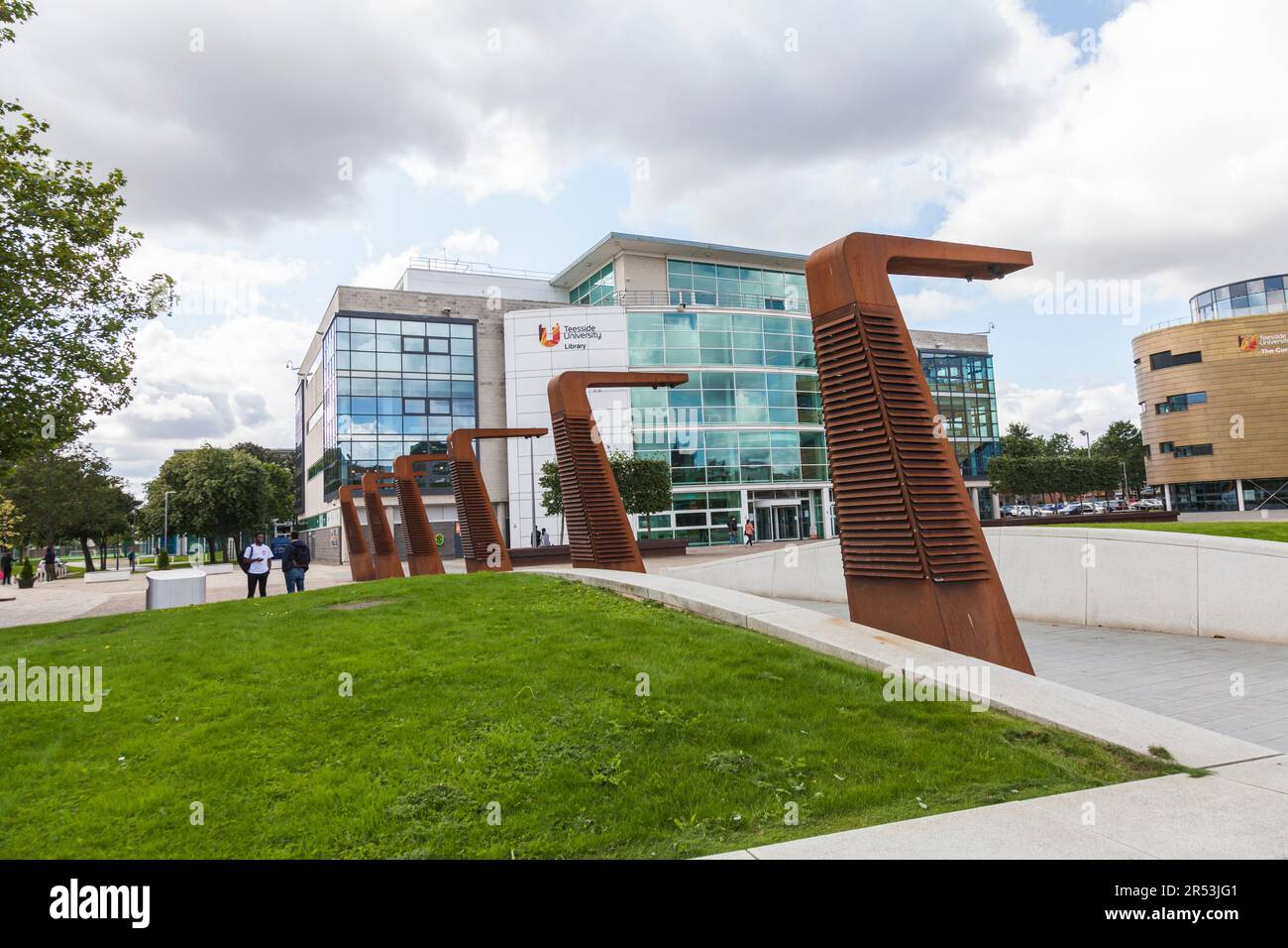 The Teeside University library in Middlesbrough,England,UK Stock Photo ...