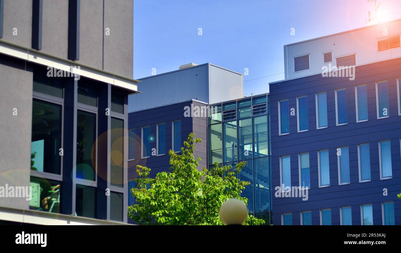 Large modern office building. The modernity Stock Photo - Alamy