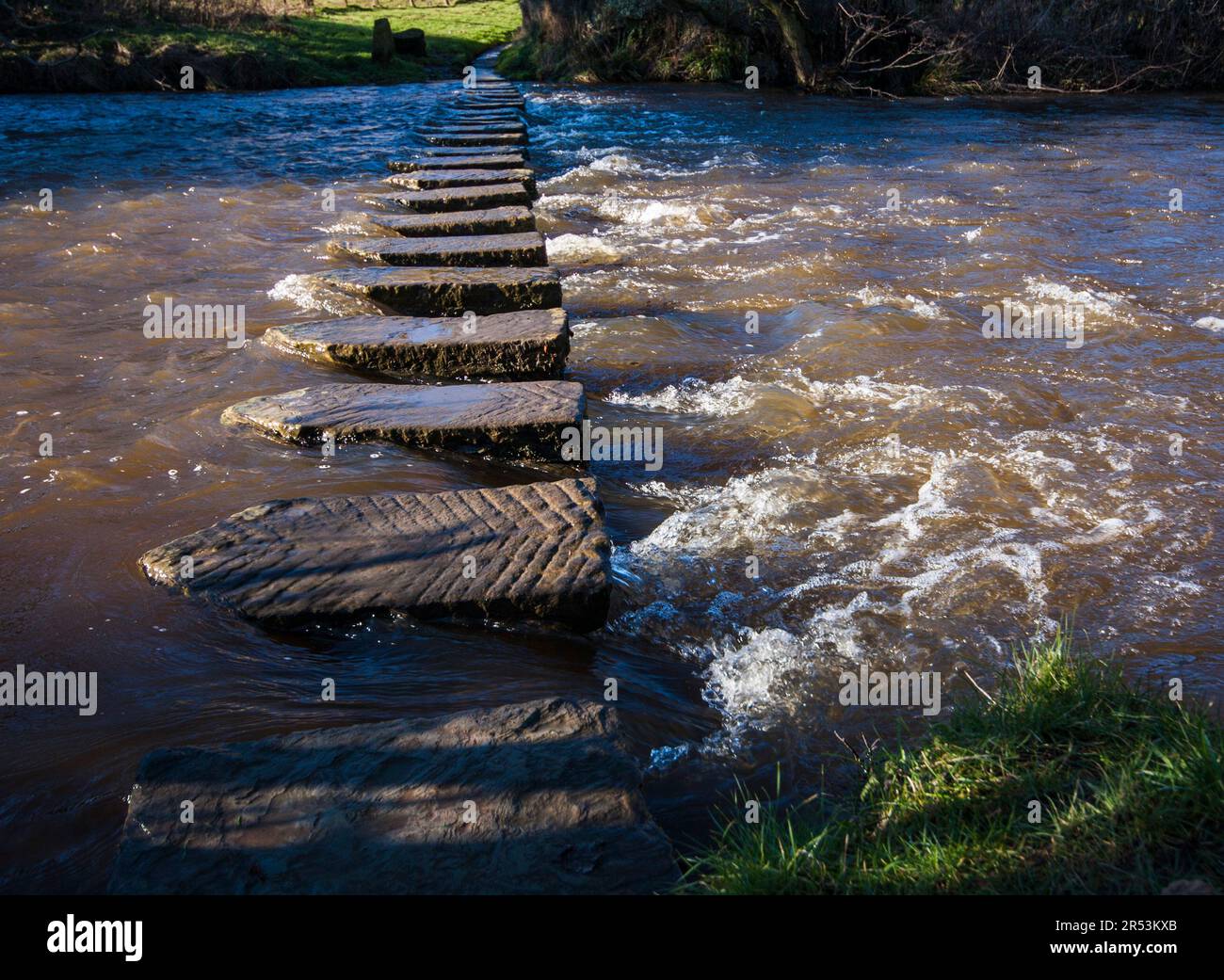 Riverbank with stones hi-res stock photography and images - Alamy