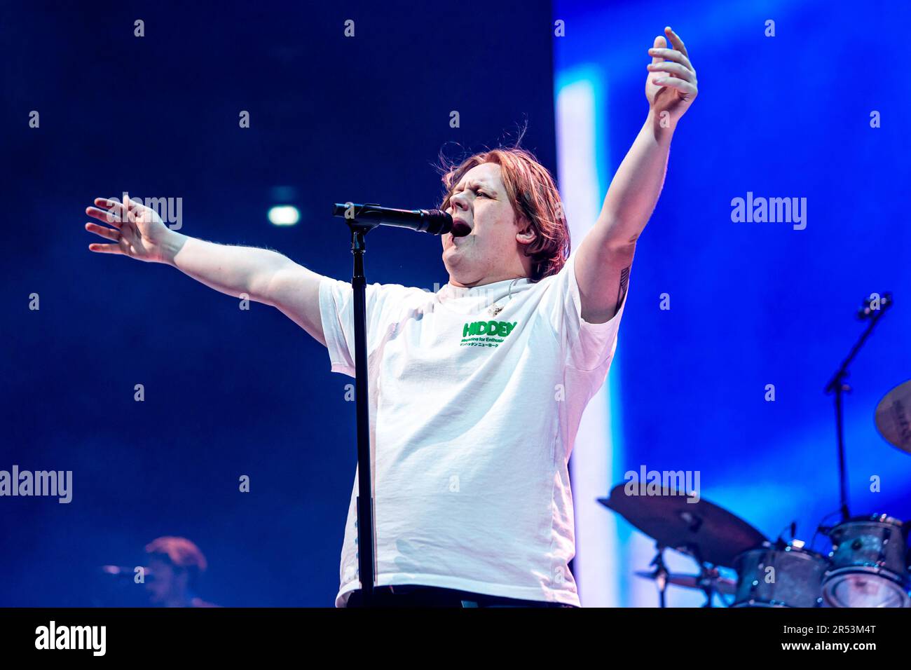 Milan, Italy, 31/05/2023, Lewis Capaldi performs live at Mediolanum ...