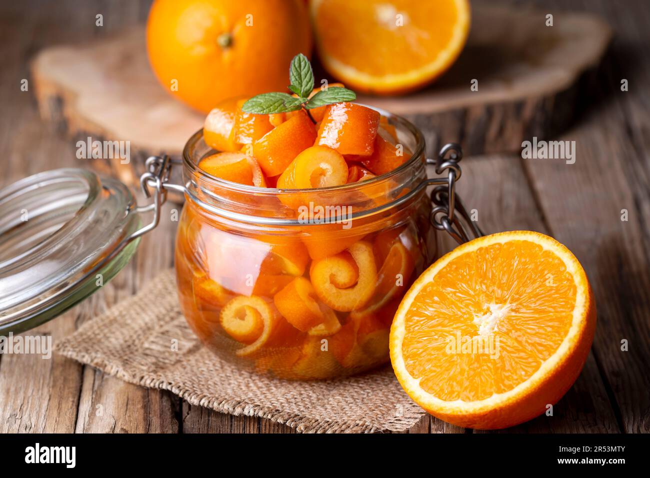 From traditional Turkish cuisine; Orange peel jam (Turkish name ...