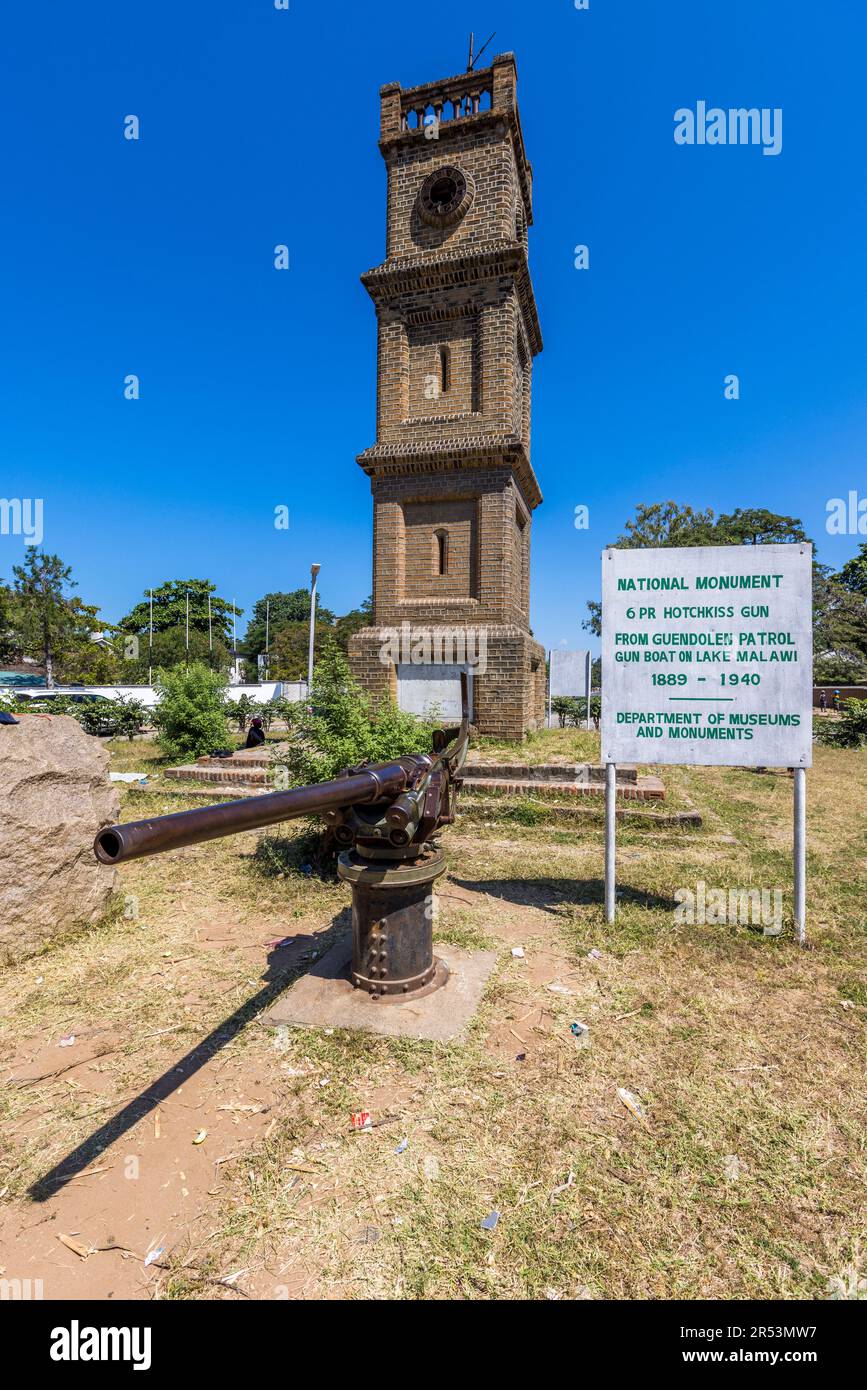 Mangochi war memorial Tower, Malawi National Monument Stock Photo - Alamy