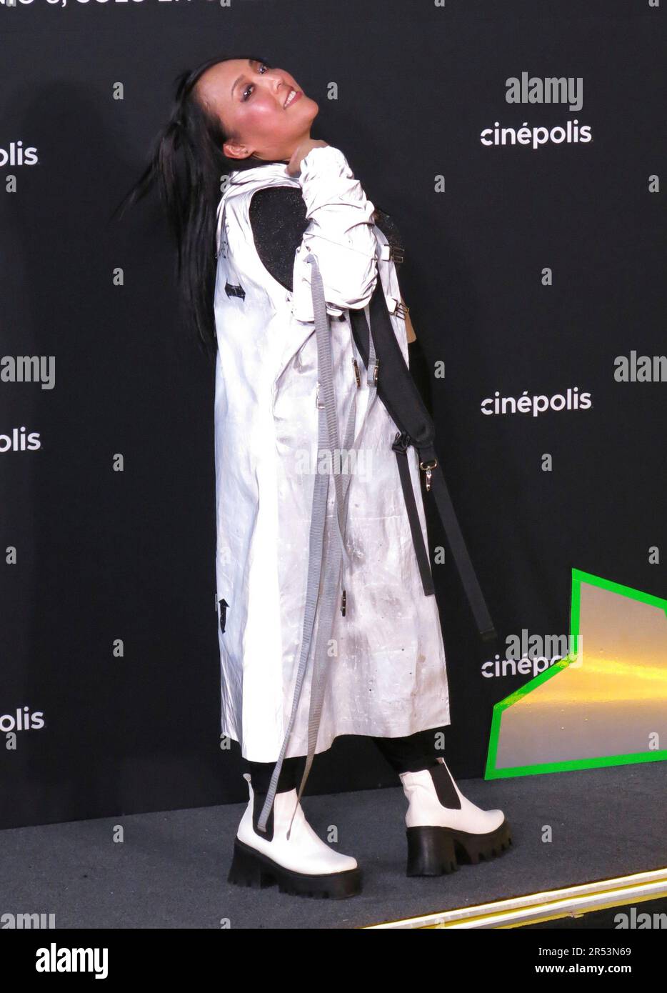 Mexican actress Michelle Rodriguez, of the Spanish voice cast for ...