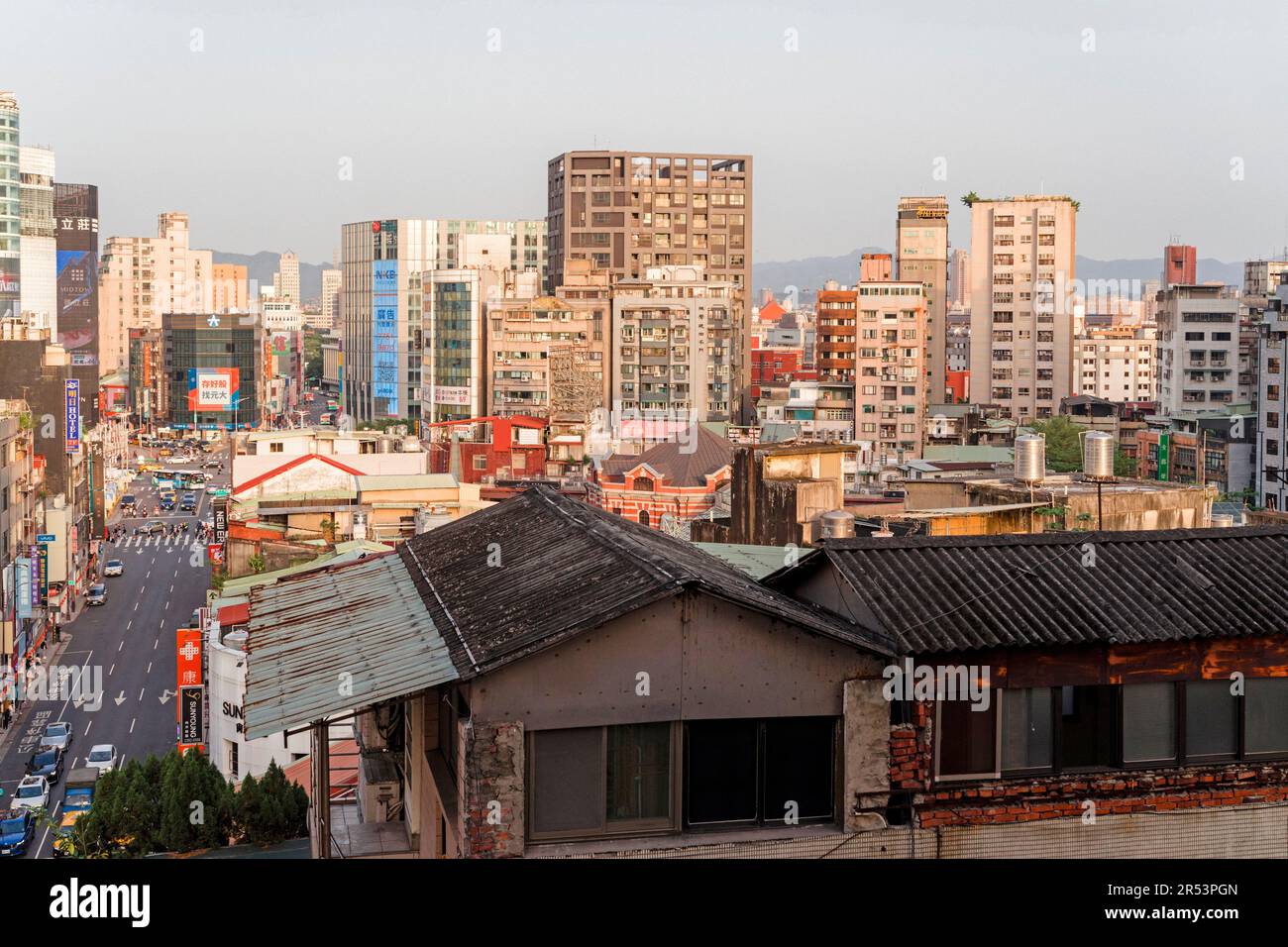Taipei cityscape around Ximending (Taipei/Taiwan Stock Photo - Alamy