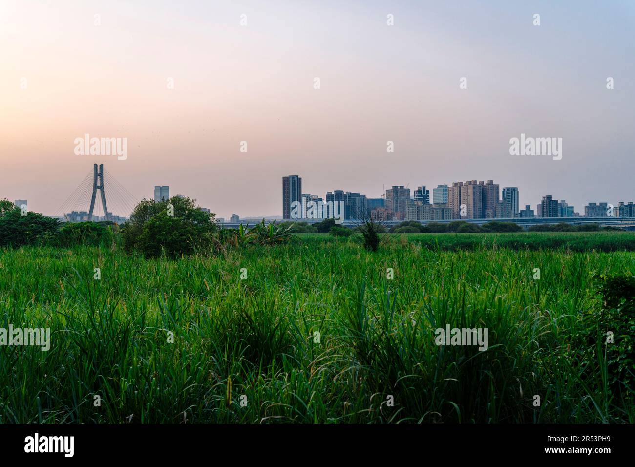 Longshan riverside park hi-res stock photography and images - Alamy