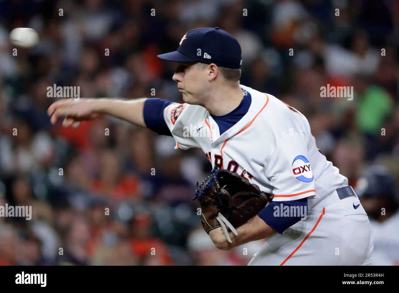 Houston Astros relief pitcher Phil Maton throws against the Minnesota ... Houston Astros relief pitcher Phil Maton throws against the Minnesota ...
