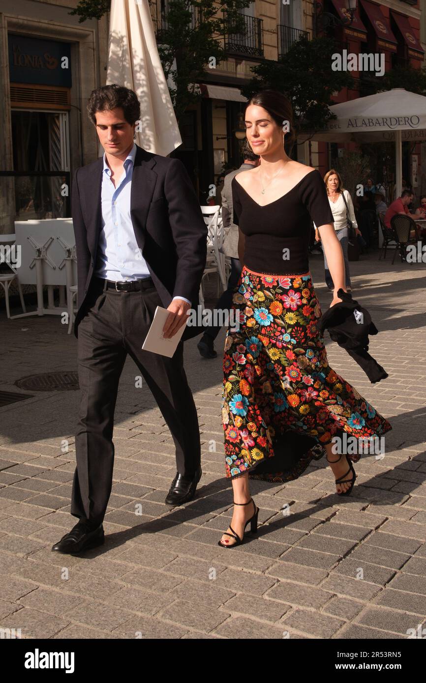 Madrid, Spain. 31st May, 2023. Fernando Fitz-James Stuart and Sofía ...